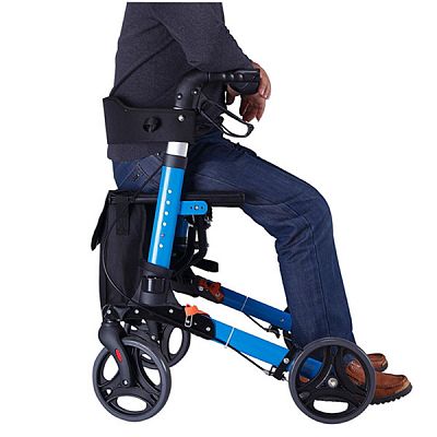 Folding Aluminum Walker for Elderly - Motorized Stair Chair